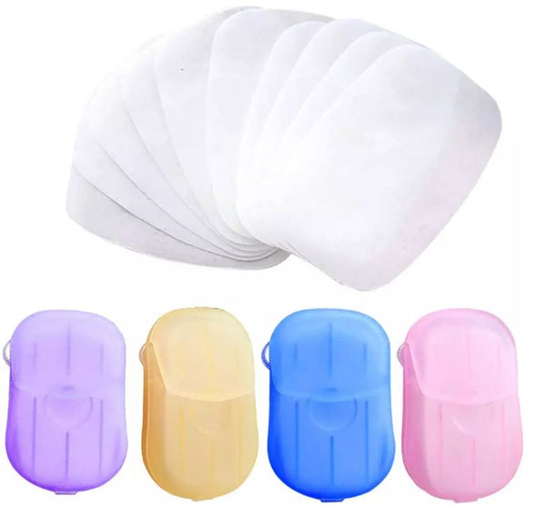 Paper Soap Sheets in Resealable Container – SanJoy Corporation